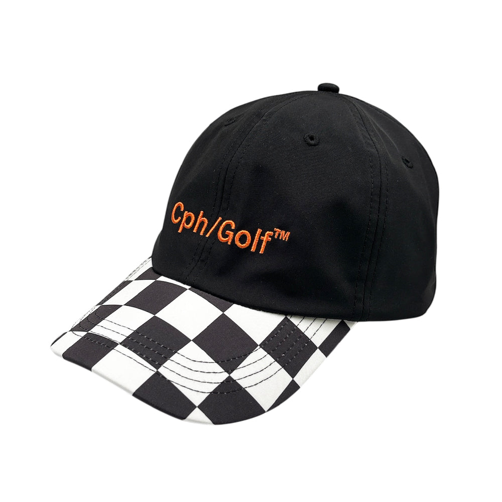 #CHECKER BB CAP BLACK – Cph/Golf™︎